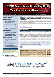 Cardiology Research Review Australian Free Update | CSANZ 2015 ...