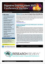 Gastroenterology Research Review Australian Free Update | DDW 2022 ...